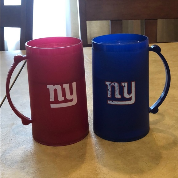 Dining | Ny Giants Plastic Freezer Mugs | Poshmark